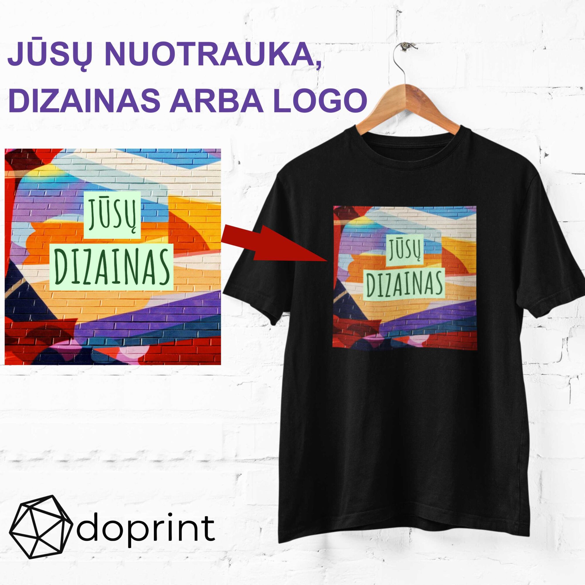 Džemperis su spauda – Spauda ant drabužių